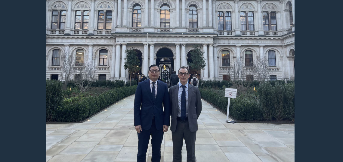 His Excellency Lay Samkol paid a farewell call on Mr Matthew Findlay ...